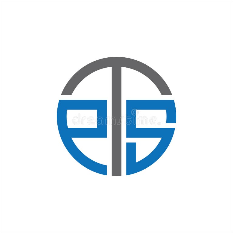 PTS Letter Monogram Initial Logo Design Template Vector Illustration ...