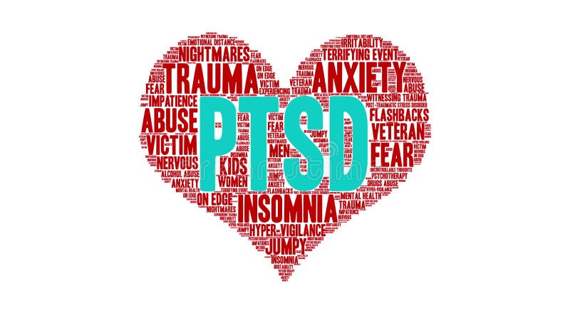 PTSD Animated Word Cloud stock footage. Video of alcohol - 178955142