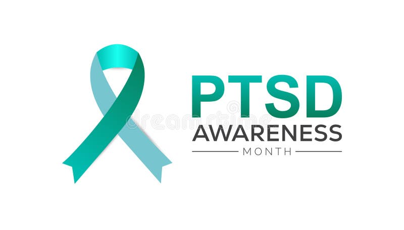 June is PTSD Awareness Month. Stock Illustration - Illustration of text ...