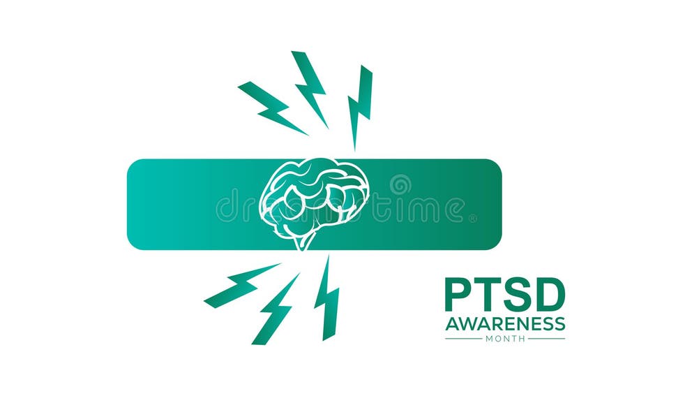 June is PTSD Awareness Month. Stock Vector - Illustration of national ...