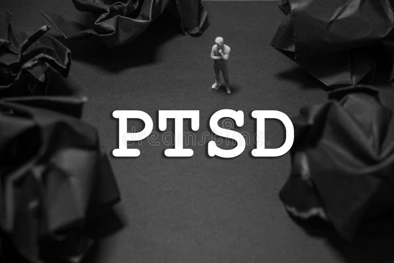 PTSD - Post Traumatic Stress Disorder,Concept of Psychotherapy Stock ...