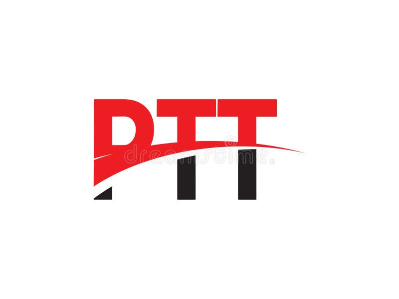 PTT Letter Initial Logo Design Vector Illustration Stock Vector ...
