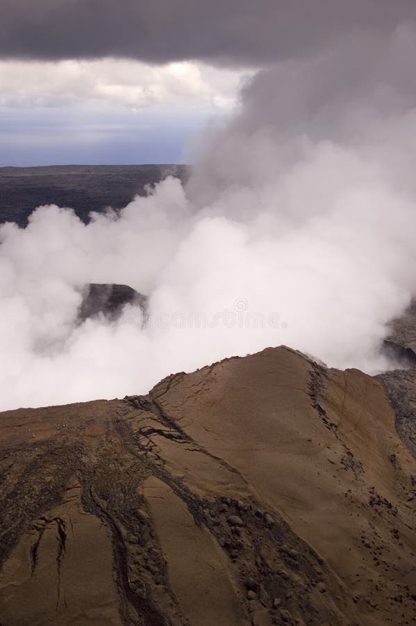 Pu U O O Volcano Vent on the Big Island, Hawaii Stock Image - Image of ...