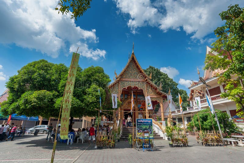 Puak Pia Temple O Wat Puak Pia En El Chiangmai Imagen editorial ...