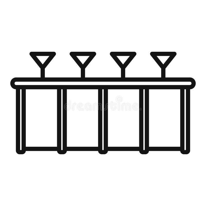 Bar Restaurant Outline Furniture Icon Stock Illustrations – 1,118 Bar ...
