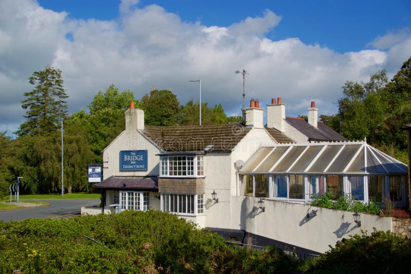 Menai Bridge, Anglesey, Gwynedd, Wales, UK Editorial Stock Image ...