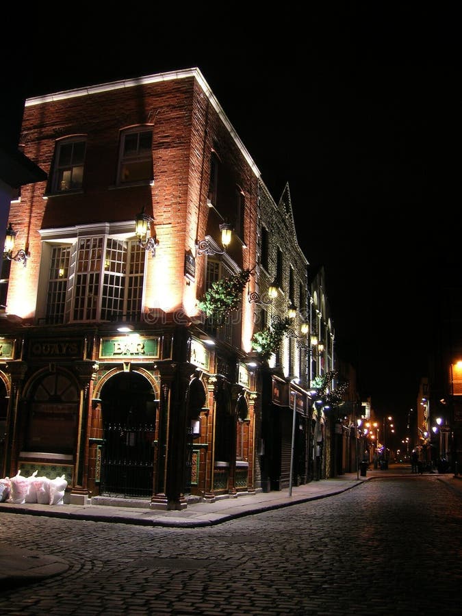 Pub by night stock photo. Image of city, night, traditional - 446942