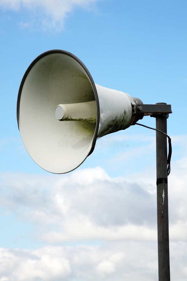 Public address system stock photo. Image of loud, metal - 60047238
