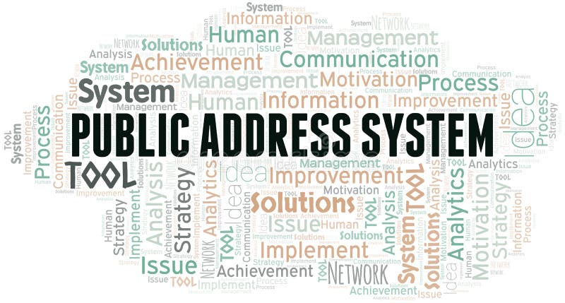 Public Address System Stock Illustrations – 1,349 Public Address System ...