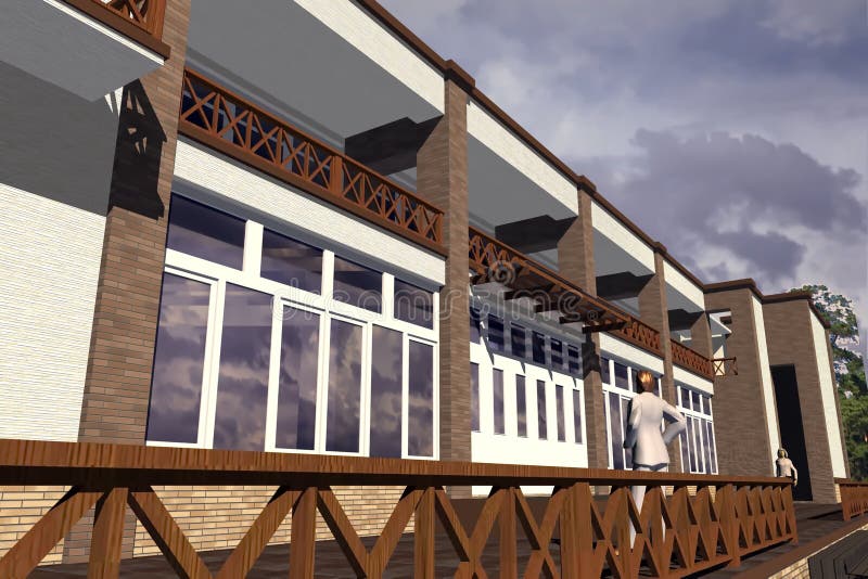 Public Building stock illustration. Illustration of doors - 38001870