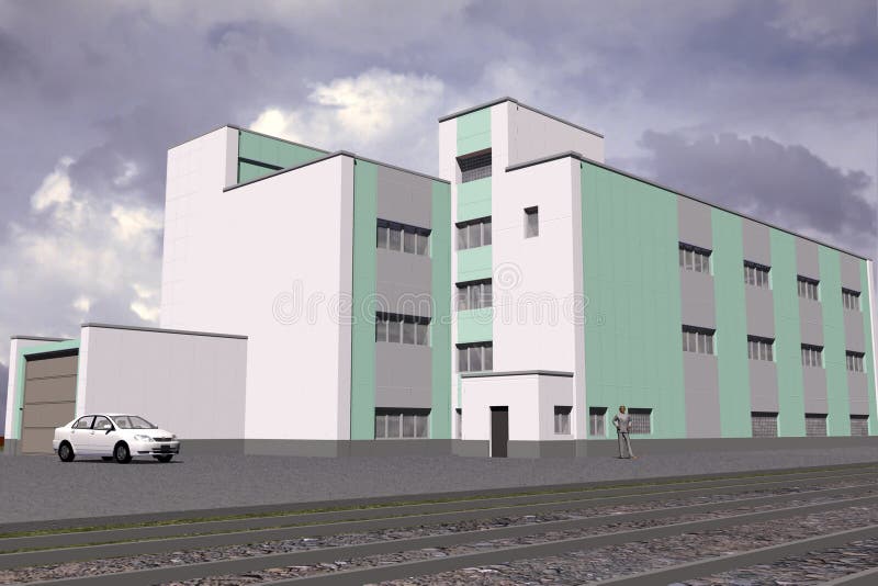 Public Building stock illustration. Illustration of construction - 38006407