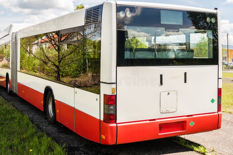 Public bus in Germany stock image. Image of route, timetable - 193596647