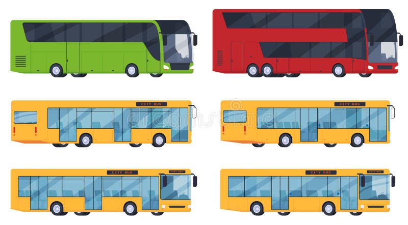 Public Bus for Transporting Passengers. Comfortable Transport for ...