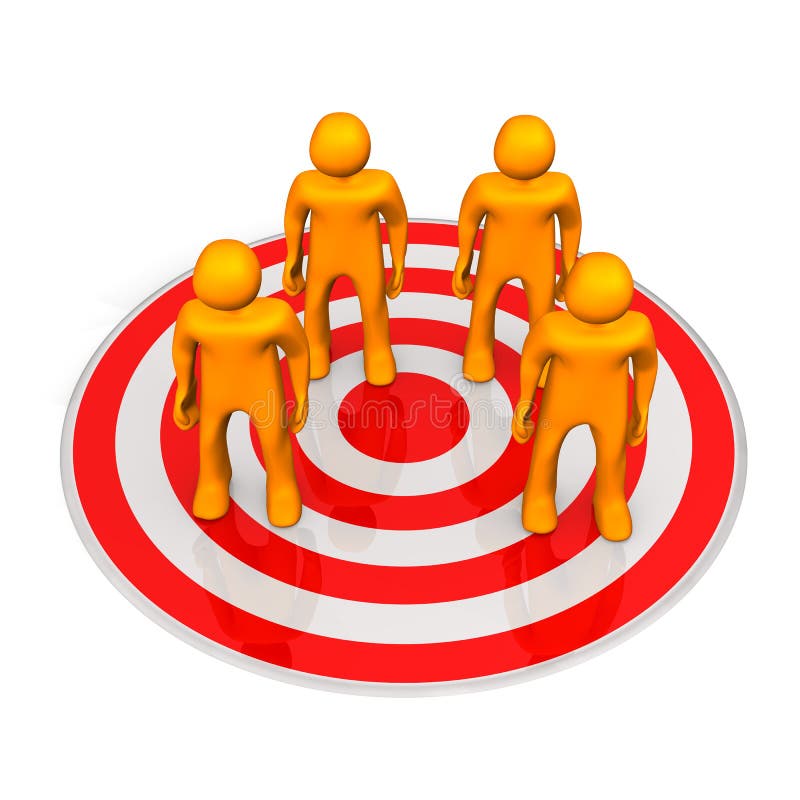 Public cible illustration stock. Illustration du fonctionnement - 31407971