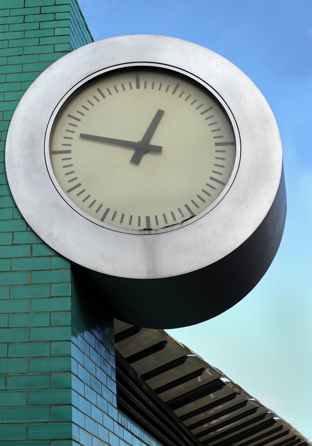 Simple clock stock image. Image of minimalistic, retro - 30203009