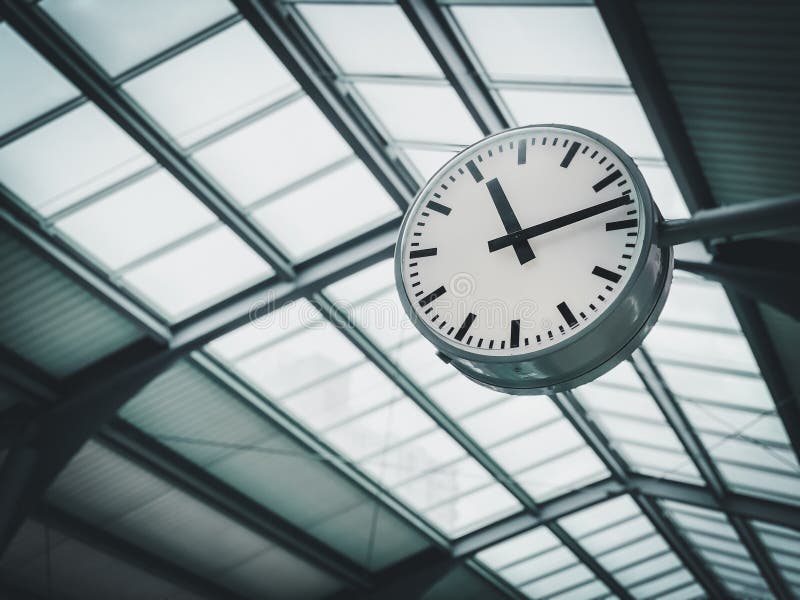 Public Clock stock image. Image of hall, building, architecture - 59876213