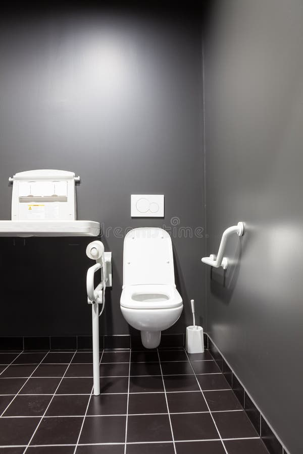 An disabled toilet stock image. Image of tiles, house - 169351261