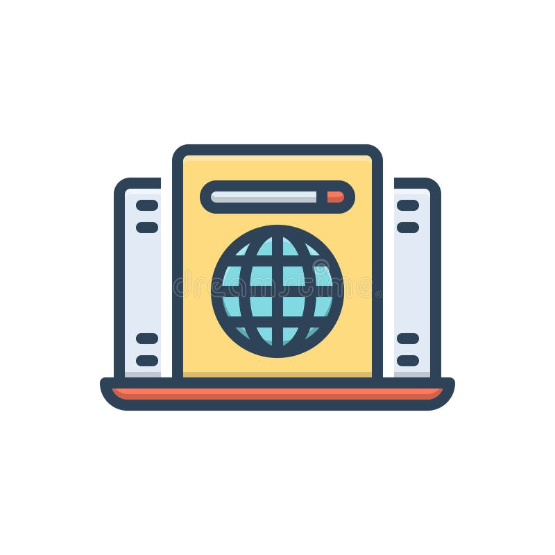 Color Illustration Icon for Public Domain, Public and Global Stock ...