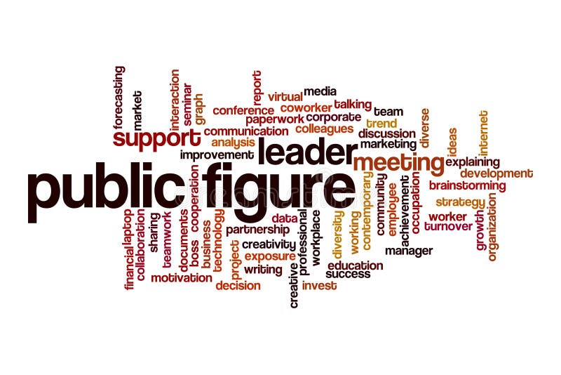 Public Figure Word Cloud Concept Stock Illustration - Illustration of ...