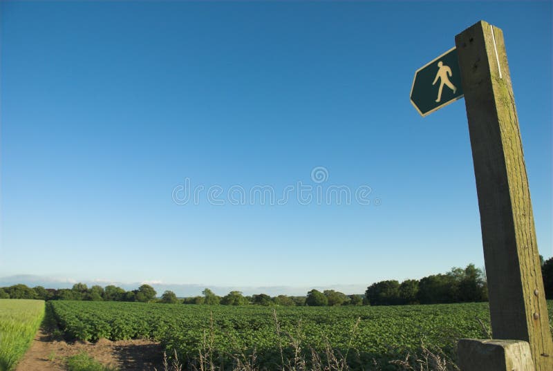 Public Footpath stock photo. Image of symbol, direction - 22777104
