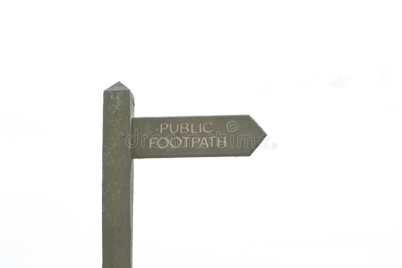 Public Footpath Sign stock image. Image of rural, direction - 33809465