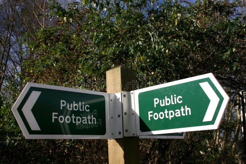 Footpath Sign Picture. Image: 19090311