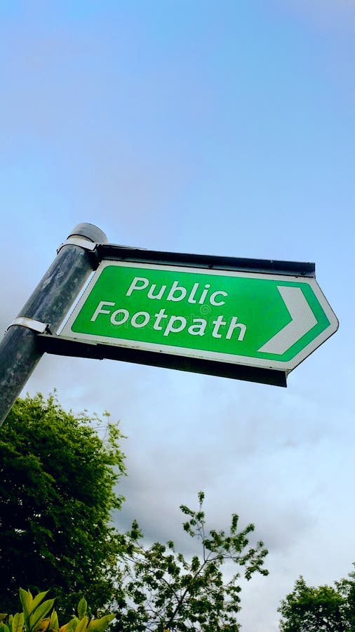 Public Footpath Sign stock image. Image of public, footpath - 54994331