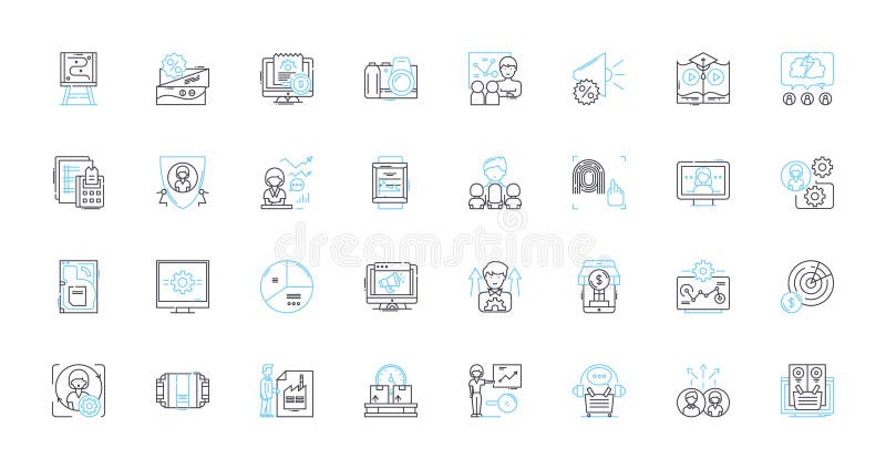 Public Governance Linear Icons Set. Accountability, Transparency ...