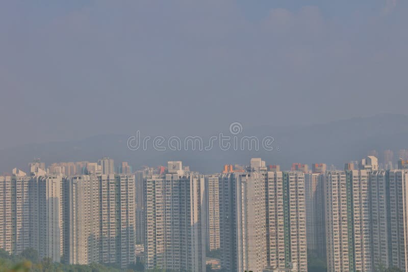 Public Housing Estates in Hong Kong Stock Photo - Image of king, kong ...