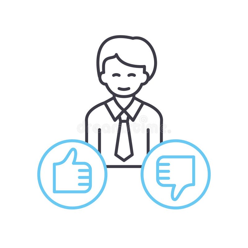 Public Image Line Icon, Outline Symbol, Vector Illustration, Concept ...