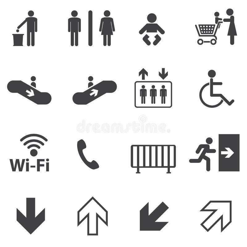 Public Information Signs stock vector. Illustration of hearing - 12945182