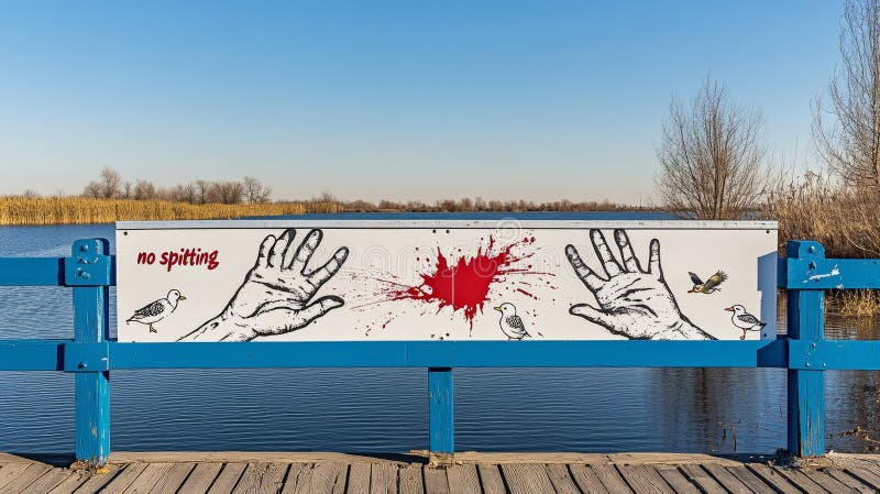 In the Public Lake Park, There is a Summer Ban on Feeding Wildlife ...