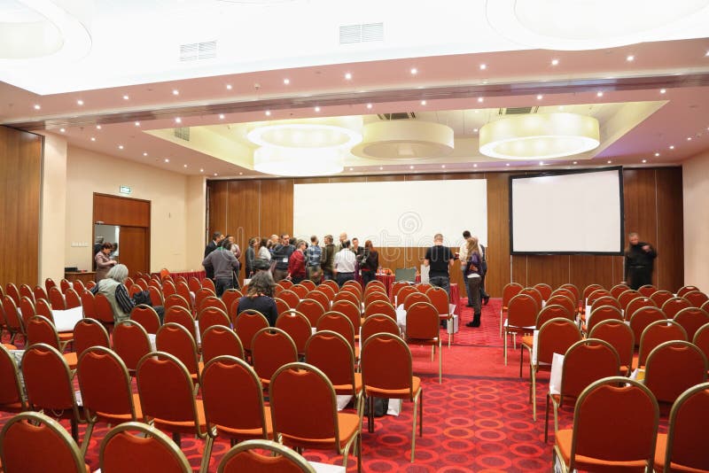 Main Conference Hall editorial stock image. Image of conference - 24980034