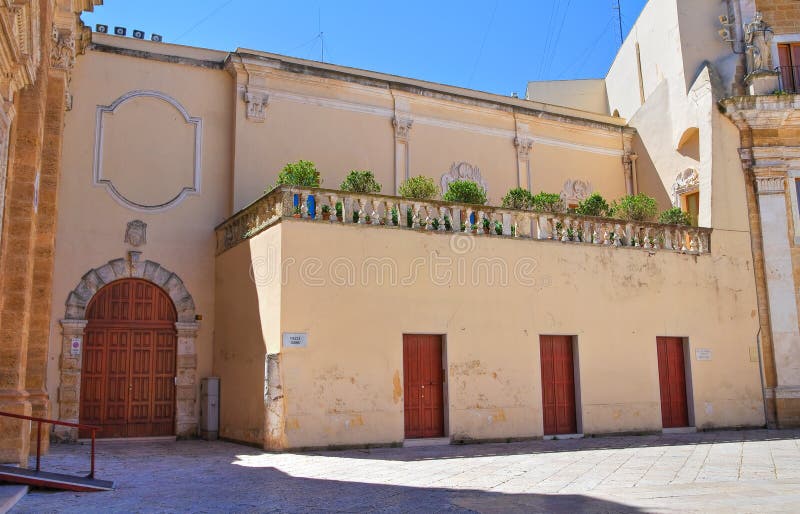 Public Library. Brindisi. Puglia. Italy. Stock Photo - Image of city ...