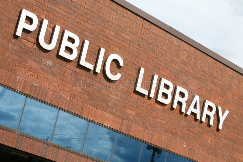 Public library building stock photo. Image of brick, public - 9971640