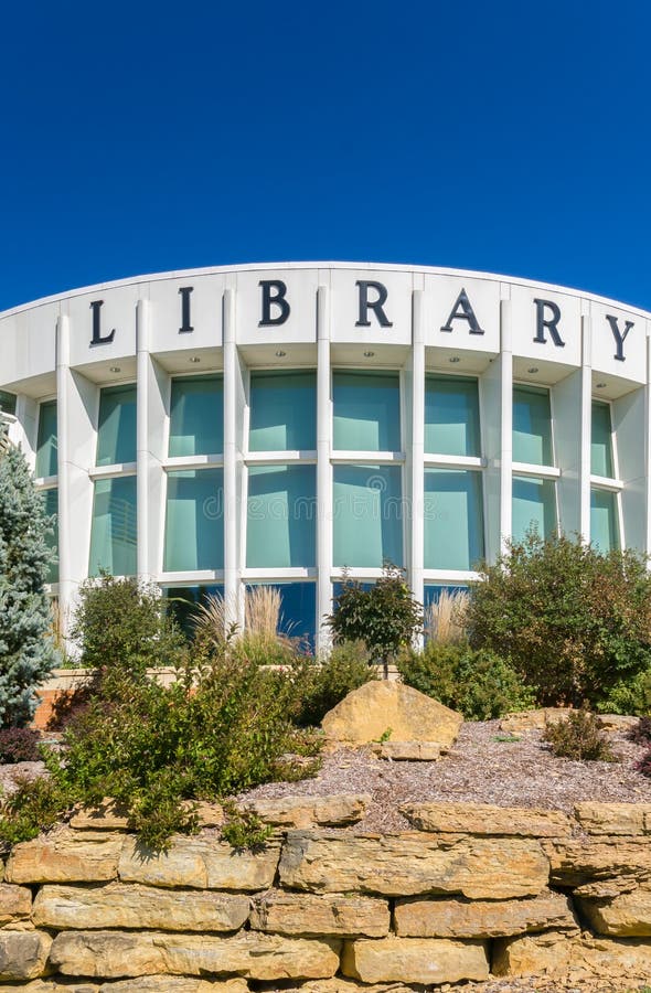 Public Library Building stock photo. Image of sign, facade - 81069220