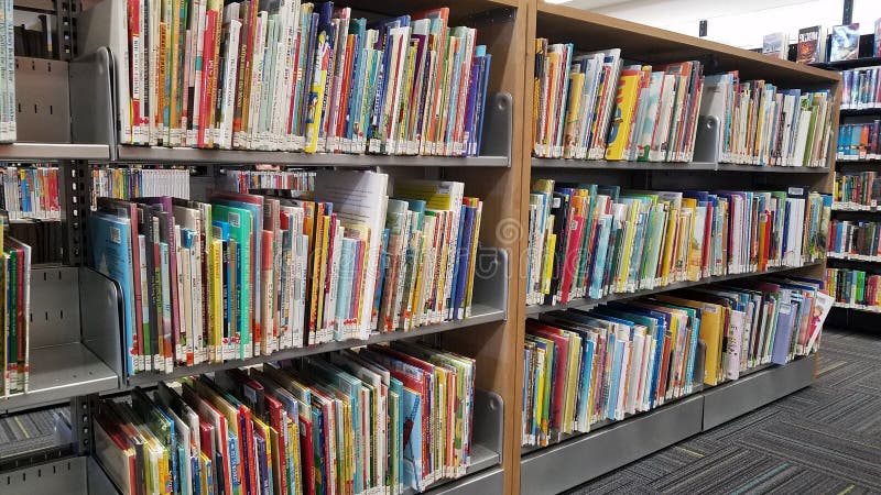 Public Library in Canada. Inside View Editorial Image - Image of read ...