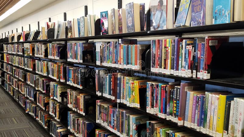 Public Library in Canada. Inside View Editorial Image - Image of public ...