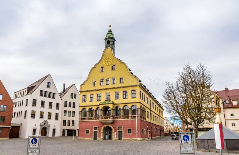 Public Library in the City Center of Ulm Stock Photo - Image of ...