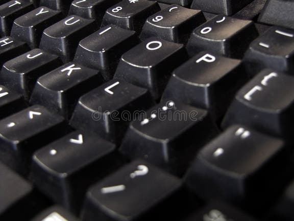 Public Library Computer Keyboard Stock Photo - Image of communication ...