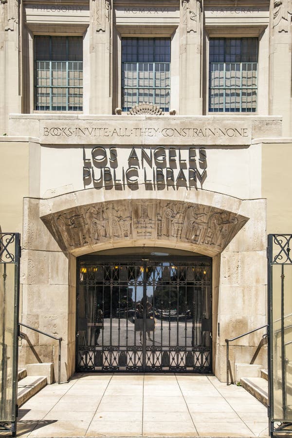 Los Angeles Public Library stock photo. Image of romantic - 10695912