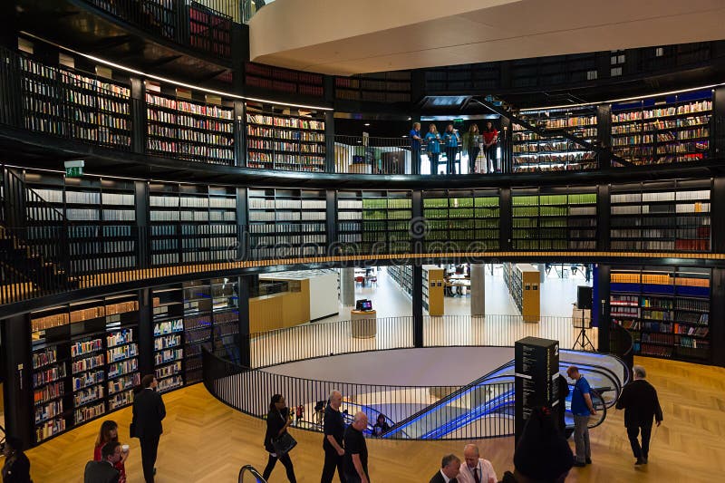 Public library interior editorial stock photo. Image of bookstore ...