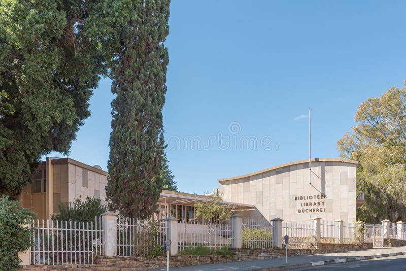 Public Library in Windhoek editorial photography. Image of noon - 96986952