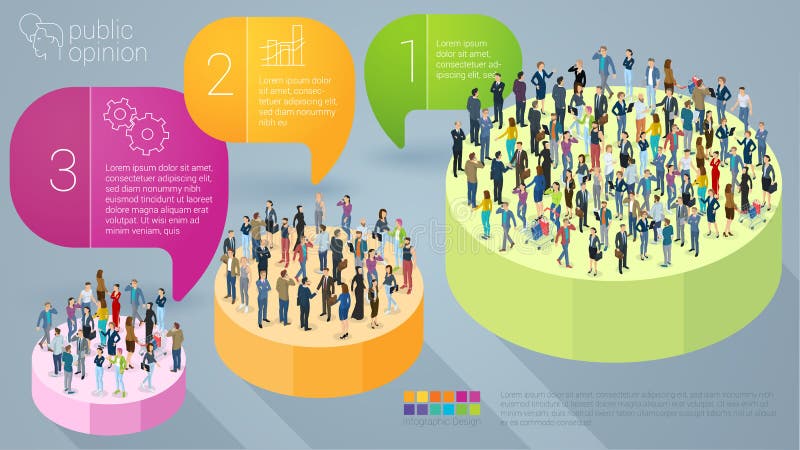 Public Opinion Infographics Stock Vector - Illustration of bubble ...