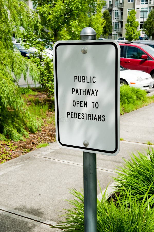 Public Pathway sign stock photo. Image of white, pathway - 21180854