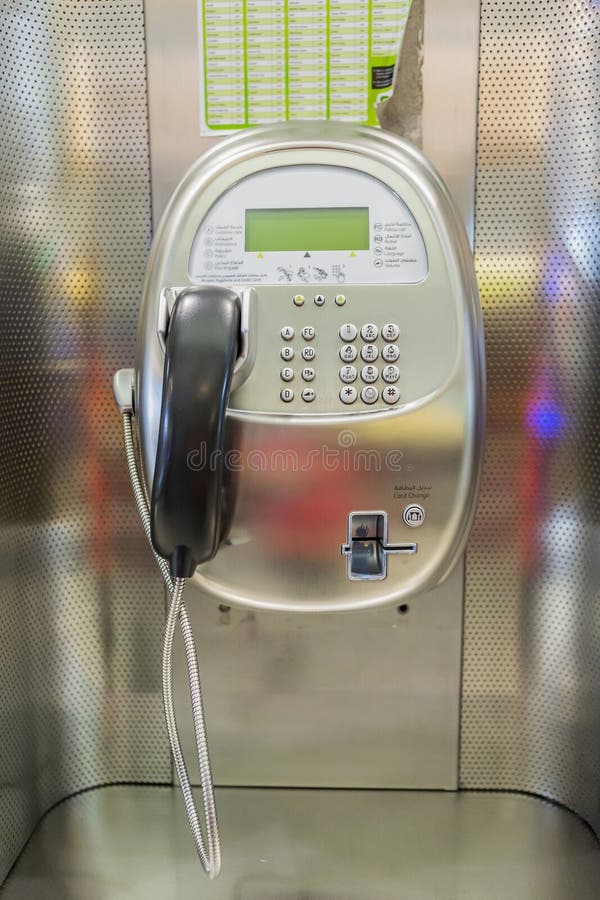 Public pay phone stock photo. Image of dial, business - 69602970