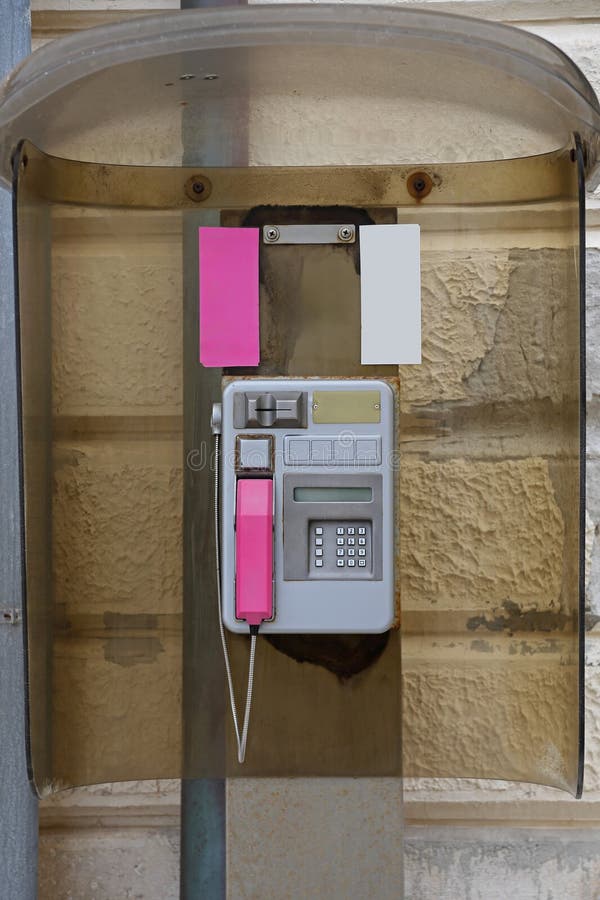 Old Pink Pay Telephone Stock Photos - Free & Royalty-Free Stock Photos ...