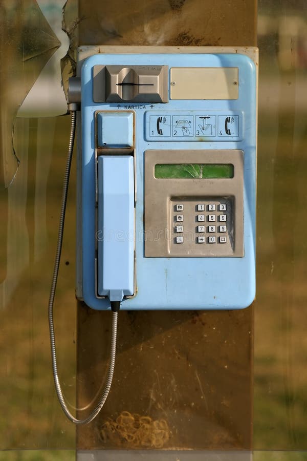 Public phone stock image. Image of communication, grey - 1887579