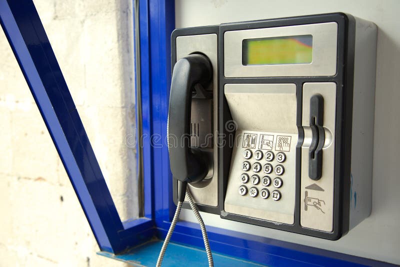 Public phone stock photo. Image of booth, public, instruction - 58633142