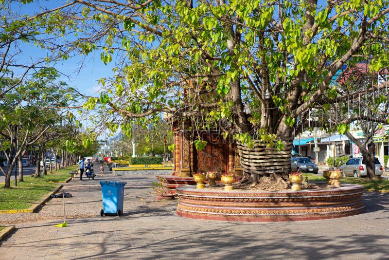 A public place in Kampot stock photo. Image of middle - 309890152